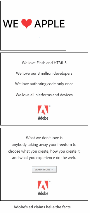 Adobe shows frayed nerves, trots out co-founders, ads to peddle ...