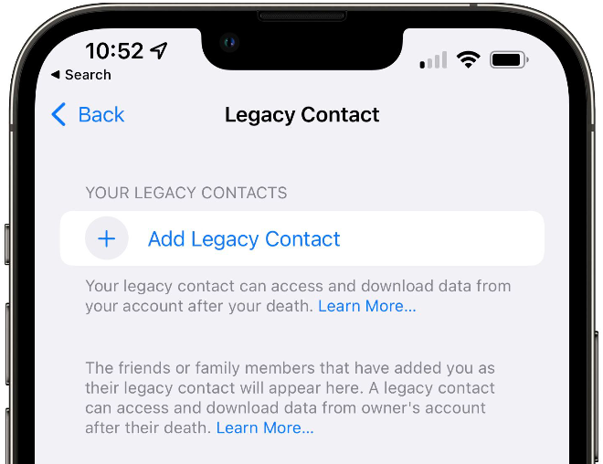 Apple's Digital Legacy feature lets your family access your data after ...