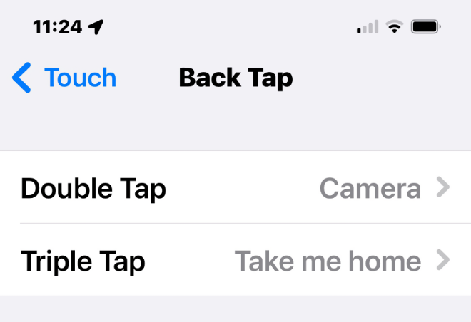 Use your iPhone's Back Tap feature to speed up oft-used actions