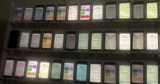 iPhone farms are sending out more than 100,000 scam iMessages per day